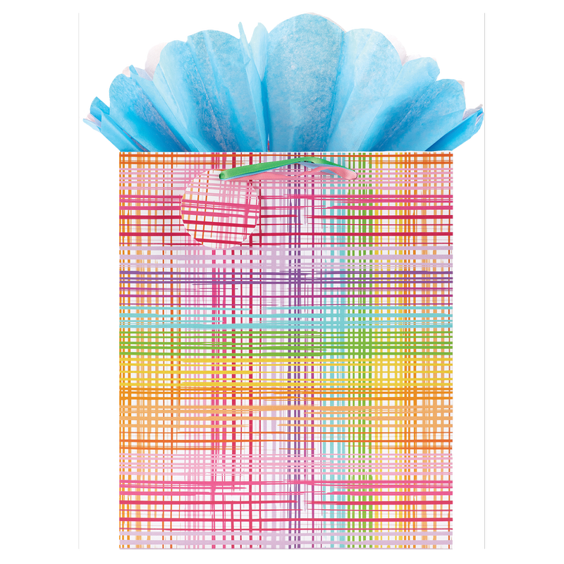 The Gift Wrap Company Linear Intensity Large GOGO Gift Bag - The Gift ...