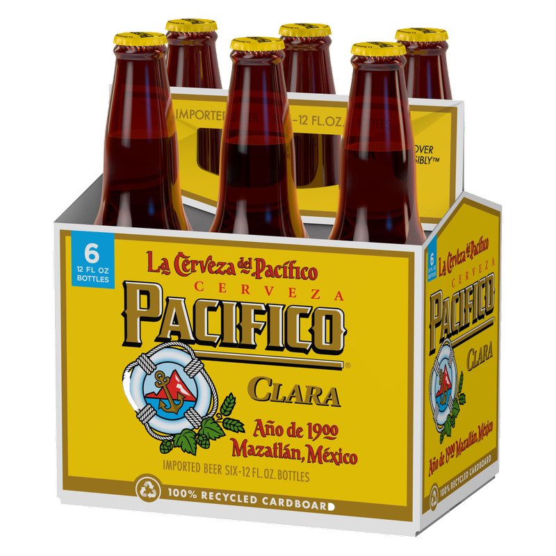 Pacifico 6pk 12oz Btl 4.4% ABV - Pacifico – BevMo!