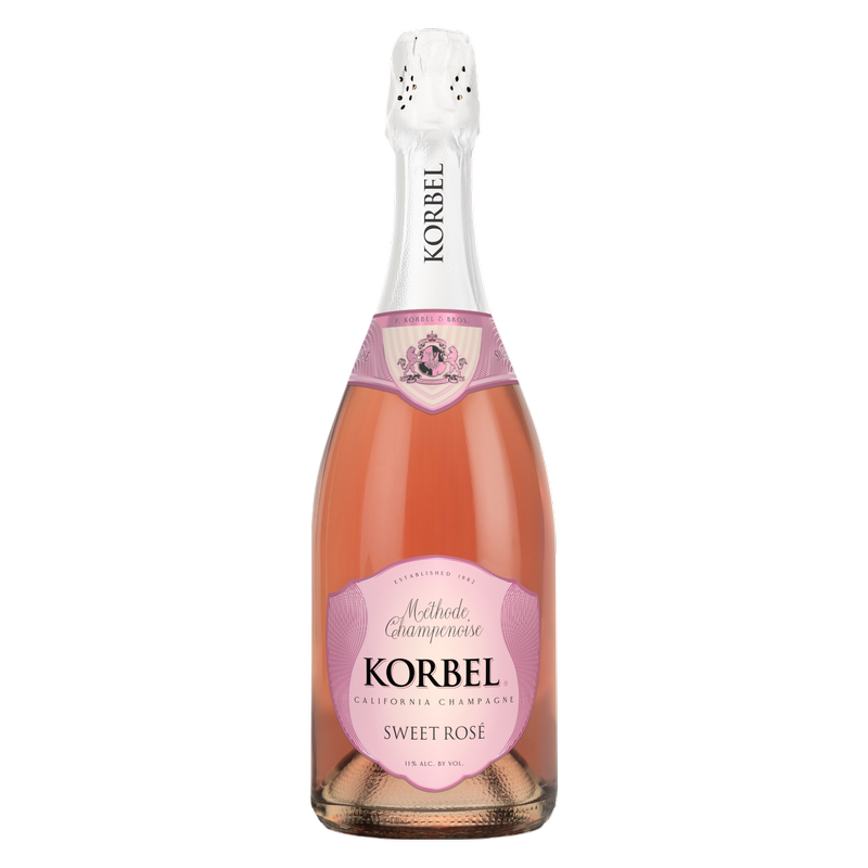 Korbel Sweet Rose California Champagne 750ml - Korbel – BevMo!