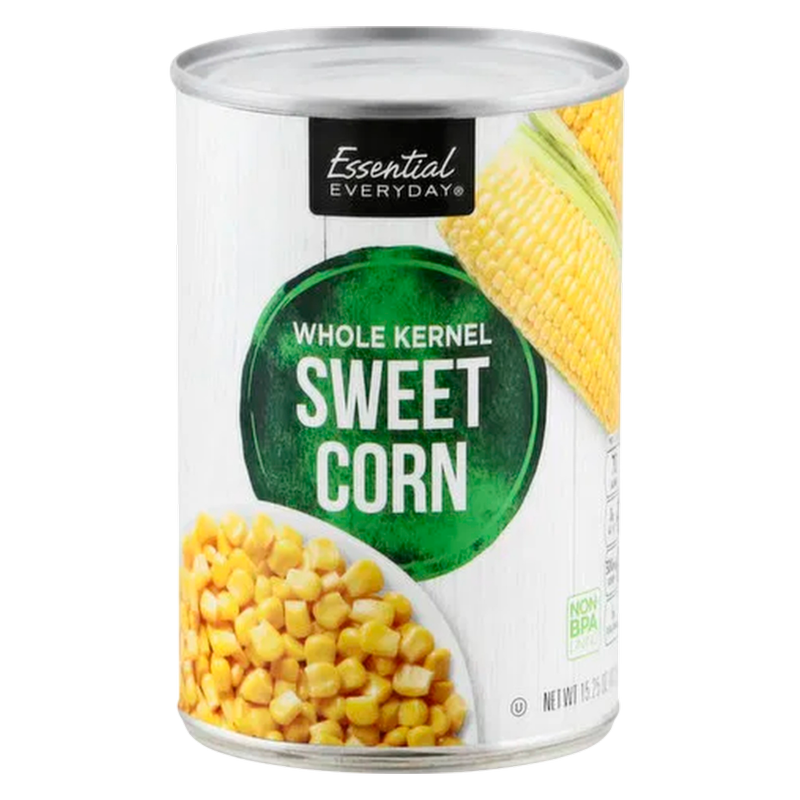 Essential Everyday Whole Corn Kernel, 15.25oz, - Essential Everyday ...