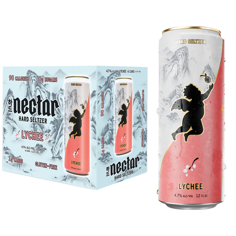 Nectar Hard Seltzer - Lychee 6pk 12oz Can 4.8% ABV - Nectar – BevMo!
