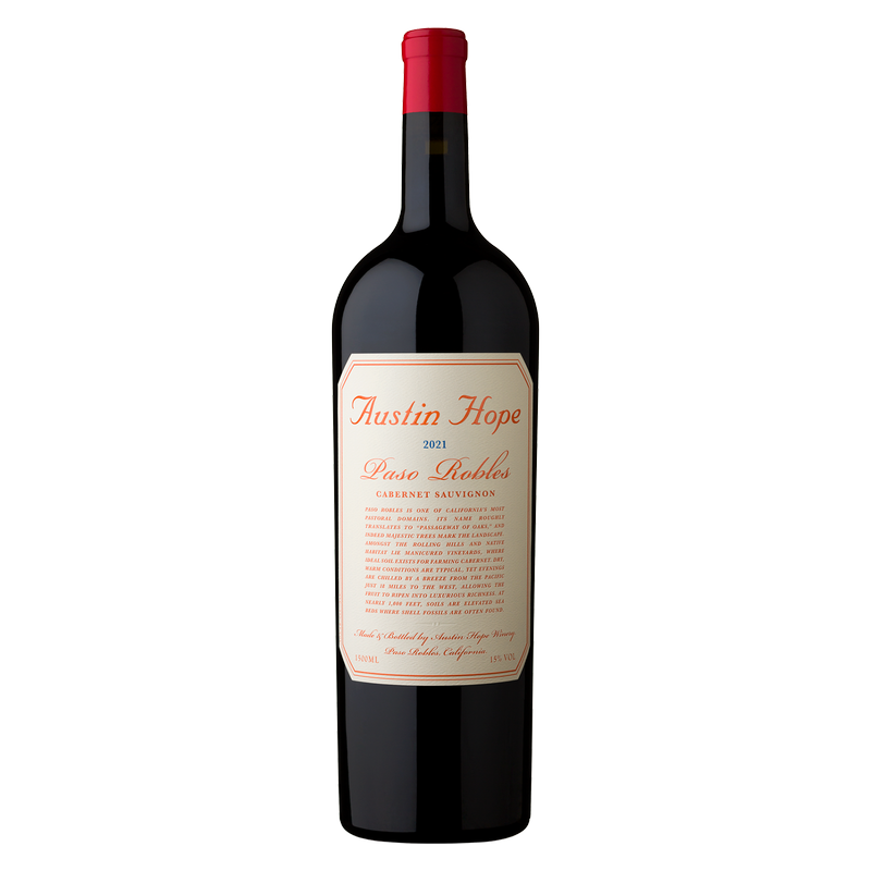 Austin Hope Paso Robles Cabernet Sauvignon 1.5L 15% ABV - Austin Hope ...