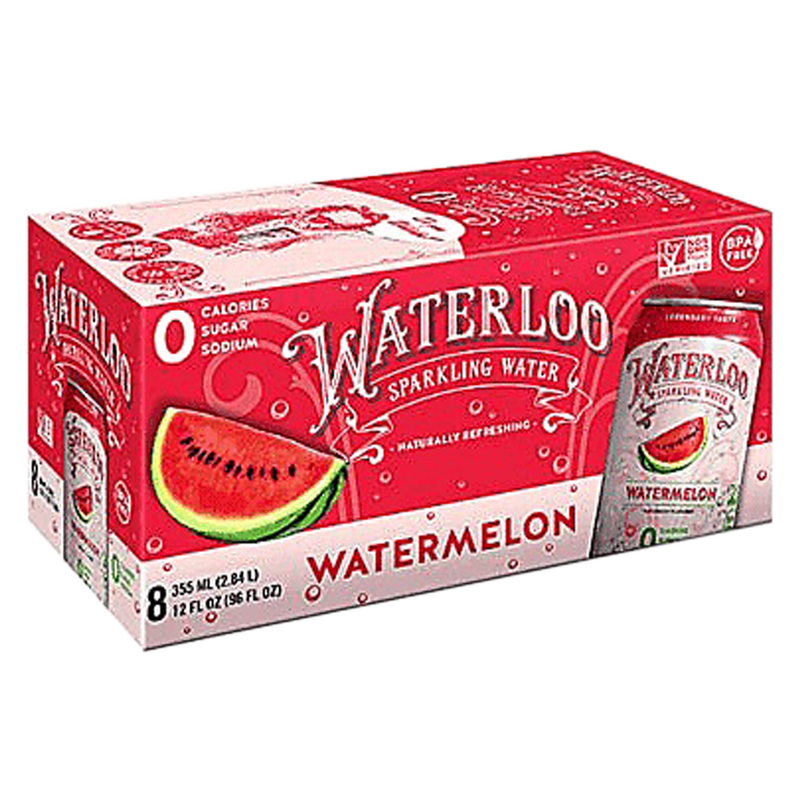 Waterloo Watermelon Sparkling Water 8pk 12oz - BevMo! – BevMo!