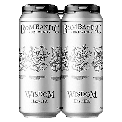 Bombastic Brewing Wisdom Hazy IPA 4pk 16oz Can - Bombastic – BevMo!