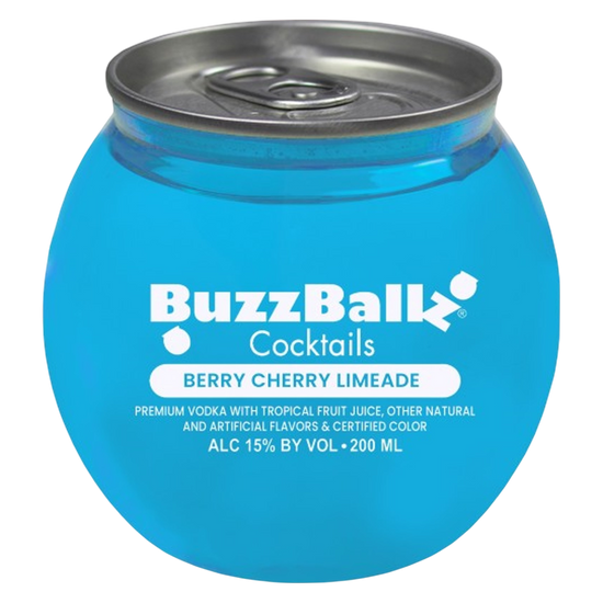 BuzzBallz Cocktails Berry Cherry Limeade 200ml 15% ABV - BuzzBallz – BevMo!