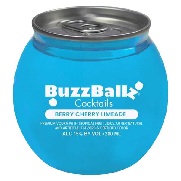 BuzzBallz Cocktails Berry Cherry Limeade 200ml 15% ABV - BuzzBallz – BevMo!