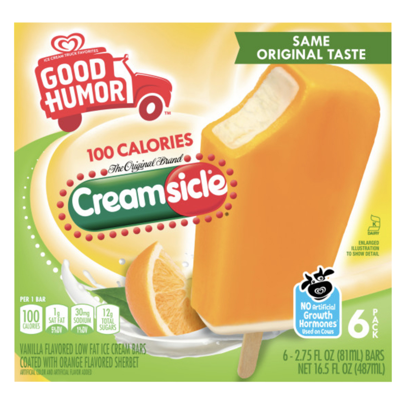 Good Humor Original Creamsicle Ice Cream Bars 6ct 16.5oz – BevMo!