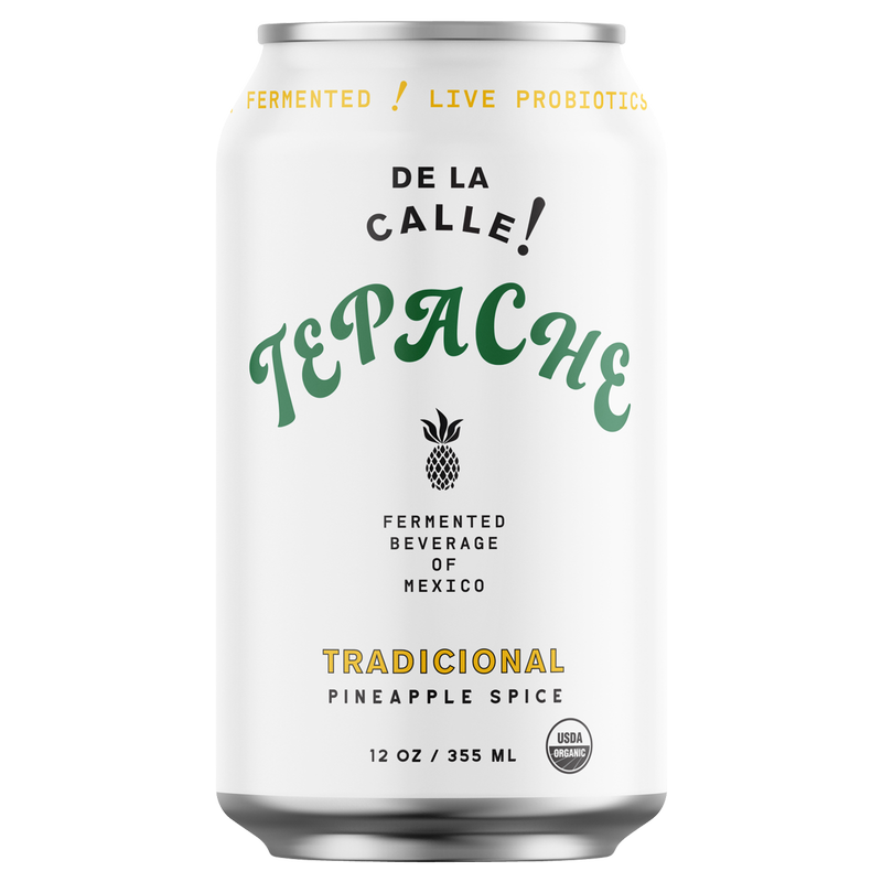 DE LA CALLE Tepache Tradicional Pineapple Spice Drink 12oz Can ...