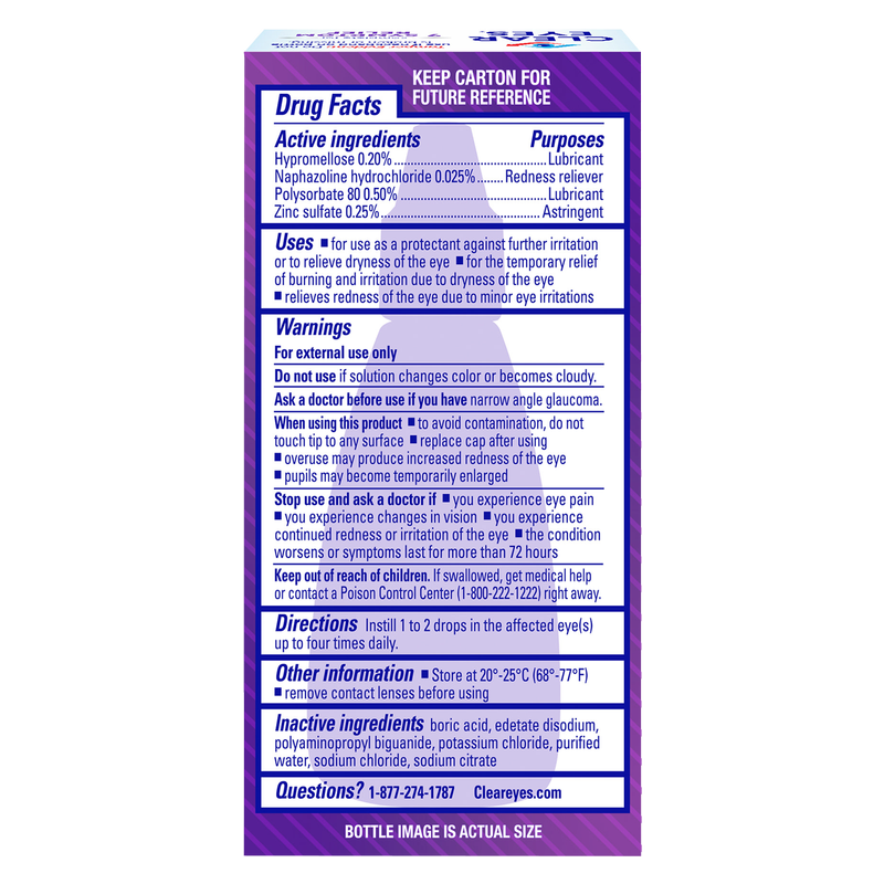 Clear Eyes Complete 7 Symptom Relief Eye Drops 0.5oz - BevMo! – BevMo!
