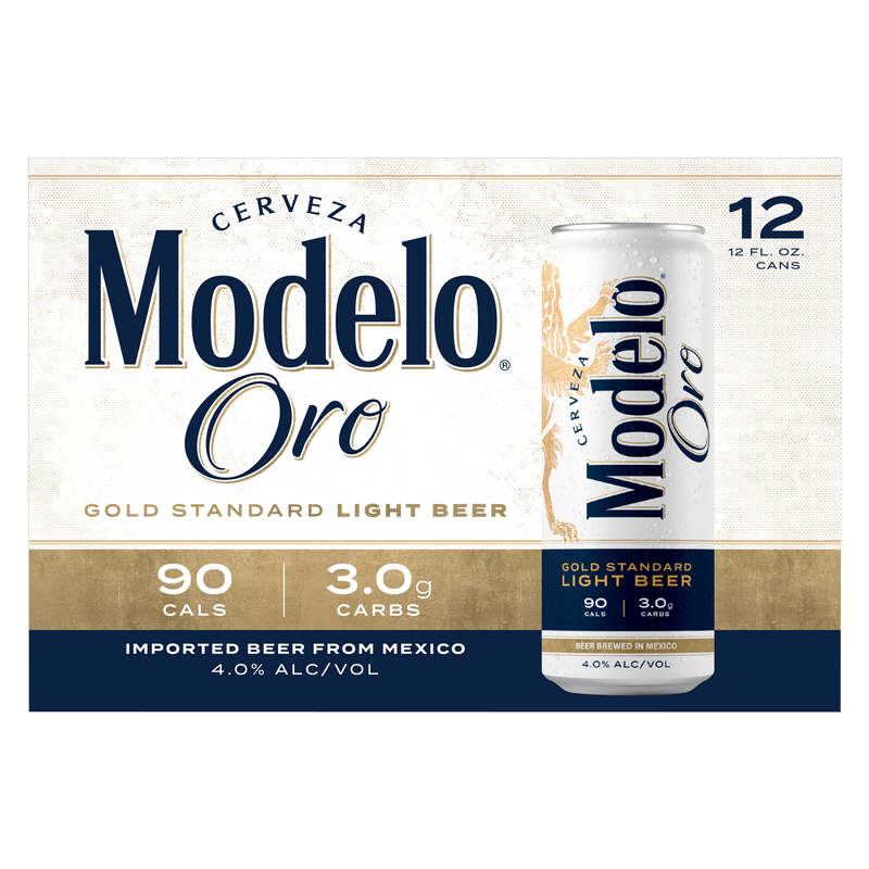 Modelo Oro 12pk 12oz Can 4.2% ABV - Modelo – BevMo!