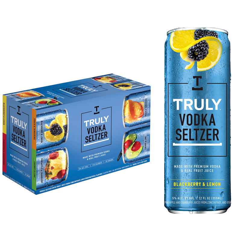 Truly Vodka Seltzer Variety 8pk 12oz Can 5% ABV - TRULY – BevMo!
