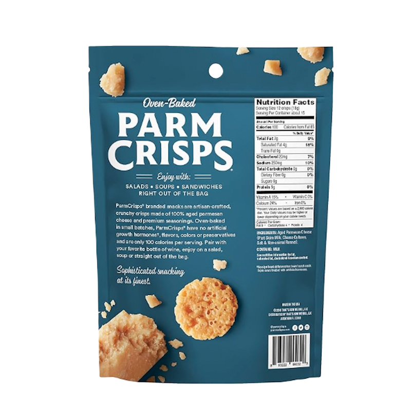 ParmCrisps Oven-Baked Original Cheese Snack 9.5 oz - PARM CRISPS – BevMo!