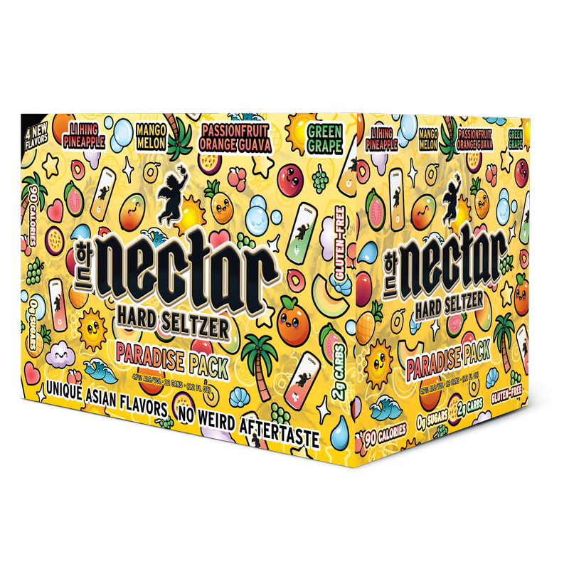Nectar Hard Seltzer Paradise Pack 12pk 12oz Cans 4.7% ABV - Nectar ...