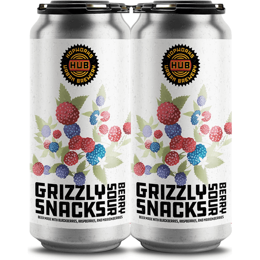 Hopworks Urban Brewery Grizzly Snacks Berry Sour 4pk 16oz Can ...