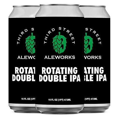 Third Street Aleworks Rotating Double IPA (4PKC 16 OZ) - Third Street ...