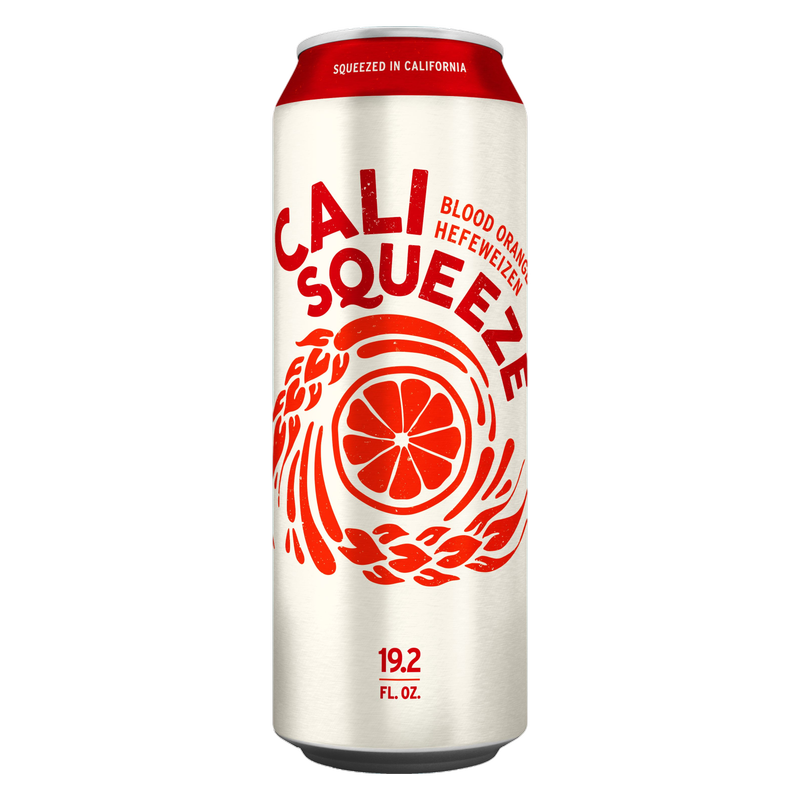 Cali Squeeze Blood Orange Hefeweizen Single 19.2oz Can 5.4% ABV - BevMo ...