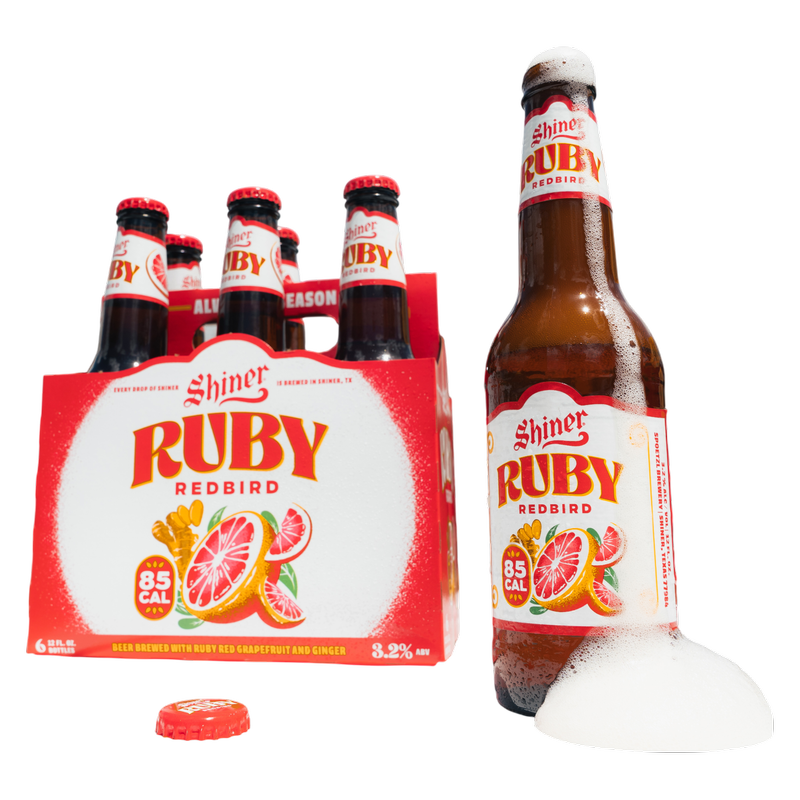 Shiner Bock Ruby Redbird 6pk 12oz Btl 4% ABV - Shiner Bock – BevMo!