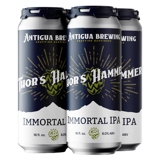 Antigua Brewing Co. Thor's Hammer Immortal IPA (4PKC 16 OZ) - Antigua ...