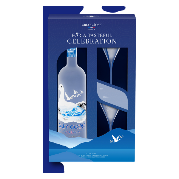 Grey Goose Vodka Gift Set 750ml (80 Proof) - Grey Goose – BevMo!