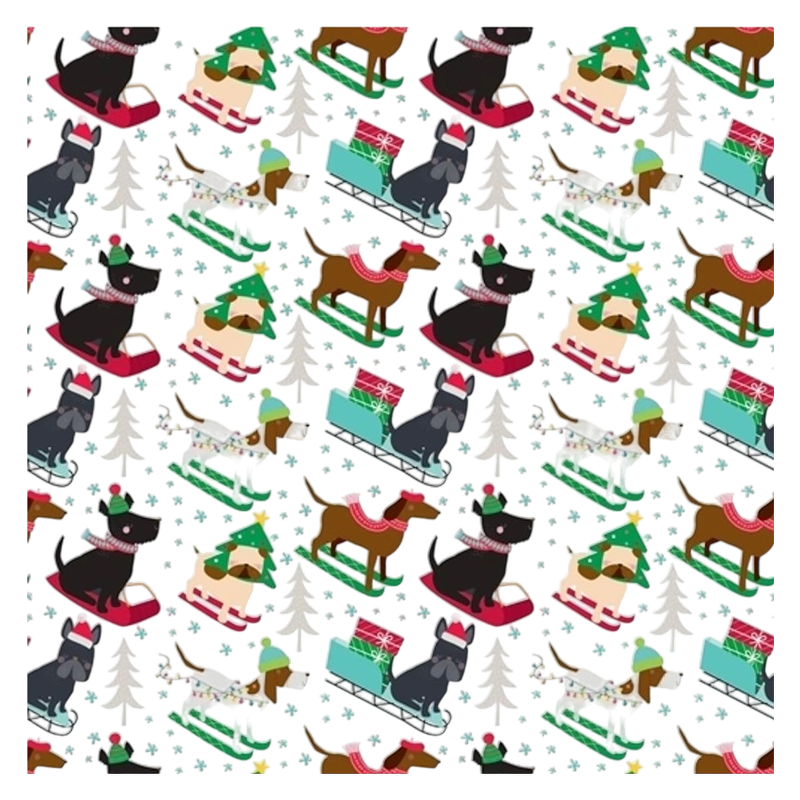 Doggin Down the Hill Wrapping Paper - The Gift Wrap Company – BevMo!