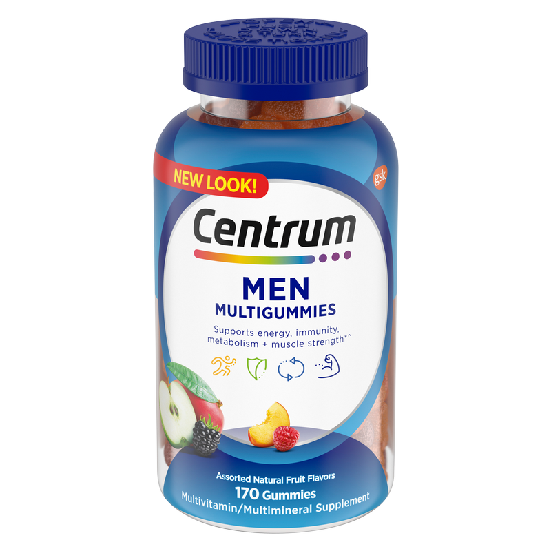Centrum Men's MultiGummies 170ct - Centrum – BevMo!