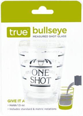 Bullseye Measured Shot Glass - Bullseye Measured – BevMo!