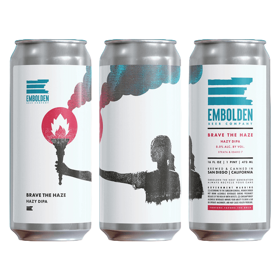 Embolden Beer Co. Brave the Haze Double IPA (4PKC 16 OZ) - Embolden ...