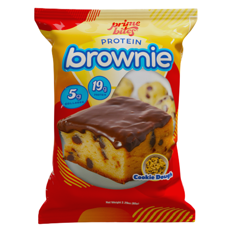 Prime Bites Protein Brownie My Cookie Dough Bites, 2.29oz - Prime Bites ...