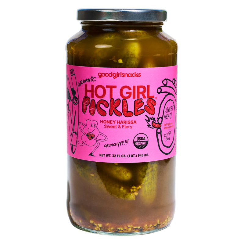 HOT GIRL PICKLES Honey Harissa 32 Fl Oz - good girl snacks – BevMo!