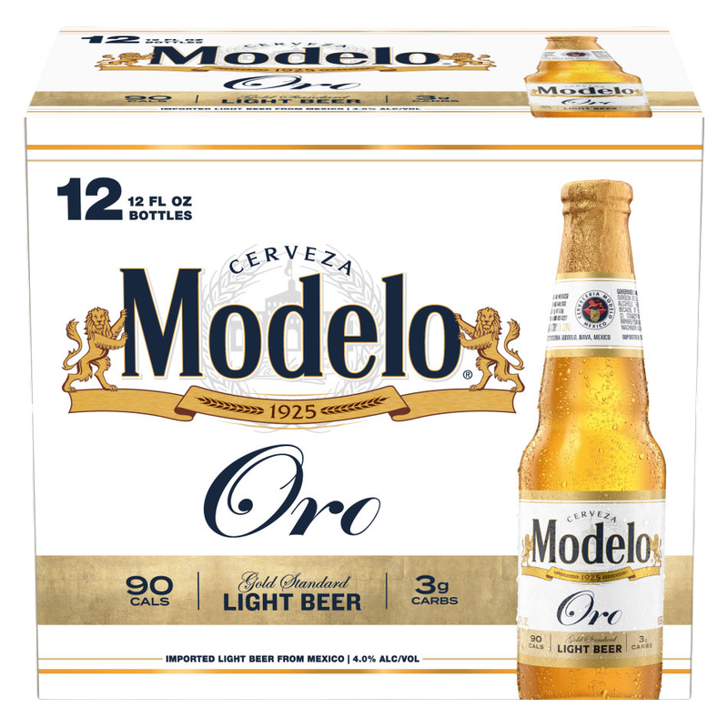 Modelo Oro 12pk 12oz Bottle - Modelo – BevMo!
