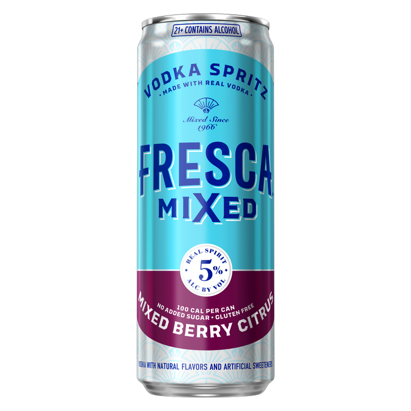 Fresca Mixed Vodka Spritz Berry Citrus Single 12oz Can 5% ABV - Fresca ...