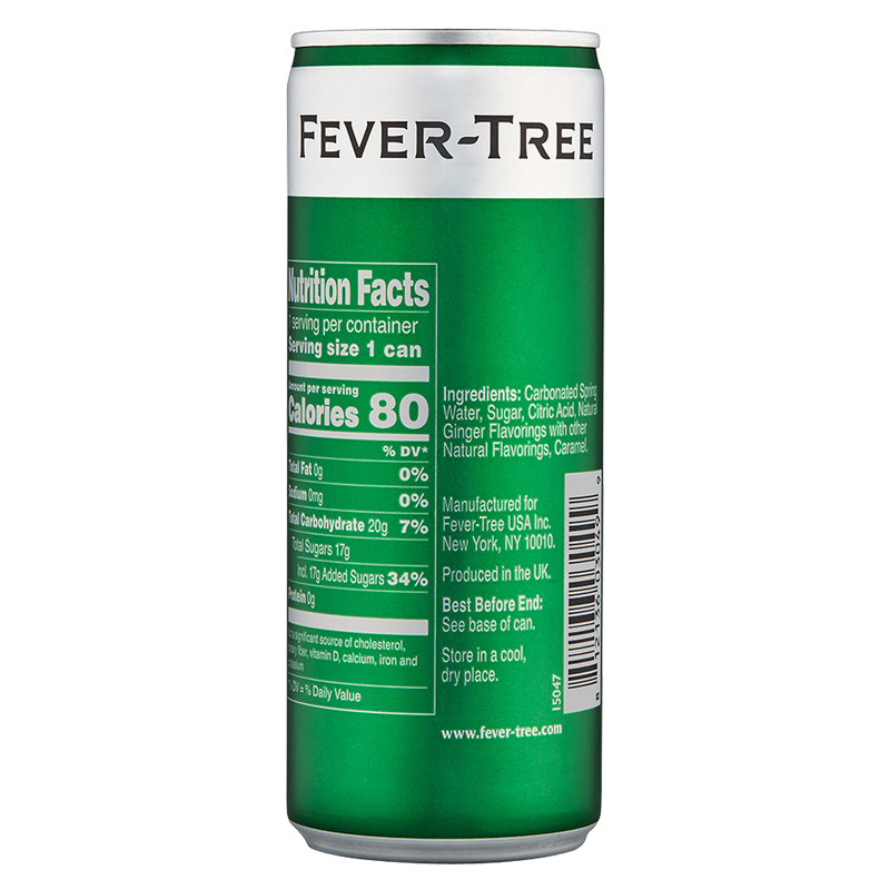 Fever-Tree Ginger Ale 6pk 250ml Can - Fever-Tree – BevMo!