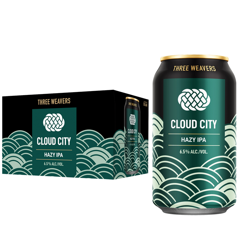 Three Weavers Cloud City Hazy IPA 6pk 12oz Can 5.8% ABV - Three Weavers ...