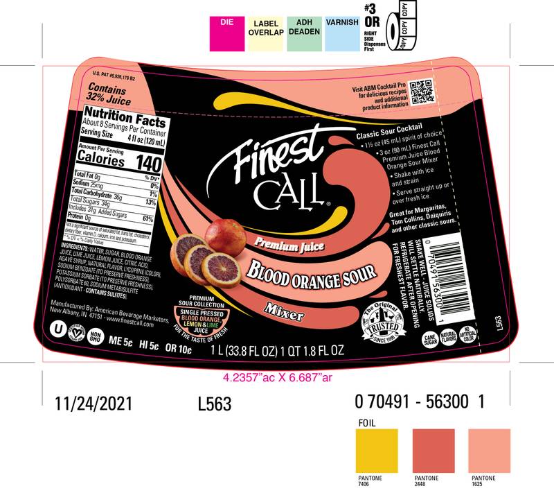 Finest Call Blood Orange Sour Mix 1L Btl - Coco Real – BevMo!