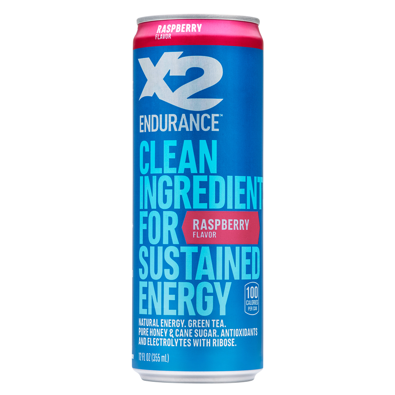 X2 Raspberry Clean Energy Drink 12oz - X2 Endurance RTD's – BevMo!