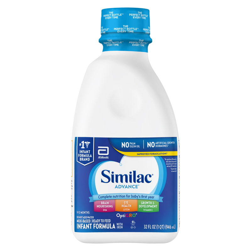 Similac Advance Ready to Feed Infant Formula 32oz - Similac – BevMo!