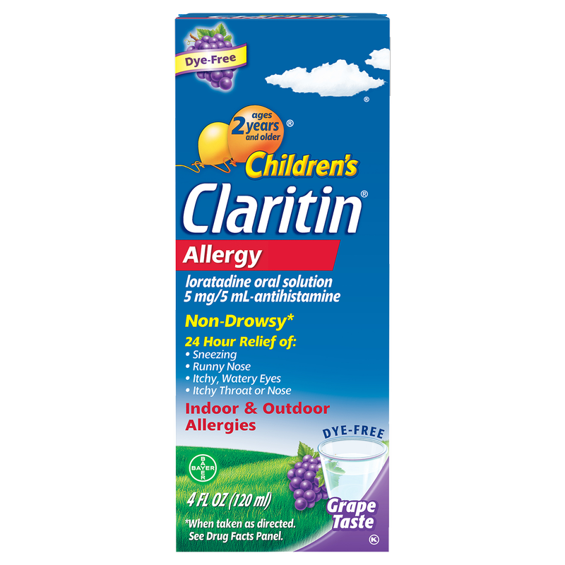 Claritin Children's 4oz Grape Syrup - Claritin – BevMo!