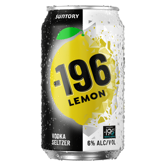 Suntory -196 Lemon RTD 4pk 355ml Can 6% ABV - -196 – BevMo!
