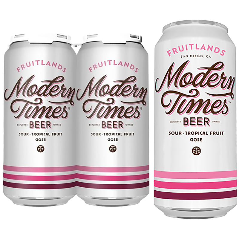 Modern Times Fruitlands Sour 4pk 16oz Can 4.8% ABV - Modern Times – BevMo!
