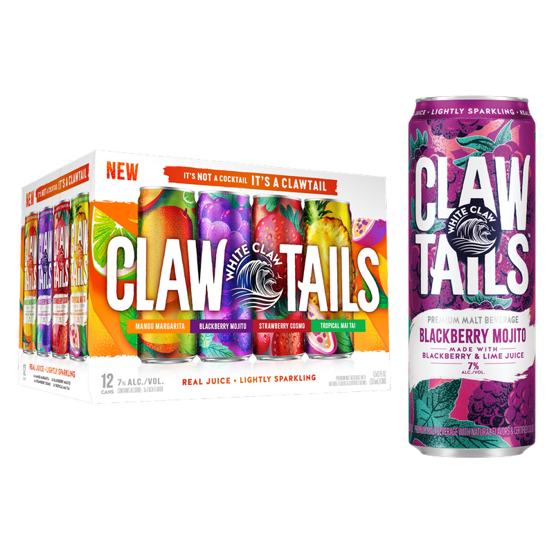 White Claw Clawtails 12pk 12oz Can 7% ABV - White Claw – BevMo!