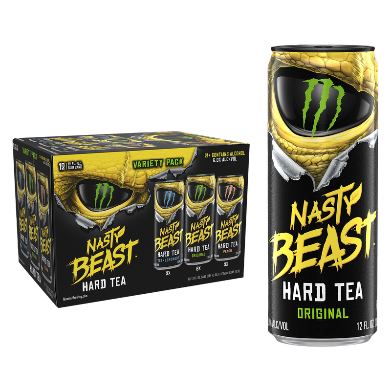 The Nasty Beast Variety Pack 12pk 12oz Can 6.0% ABV - The Beast ...