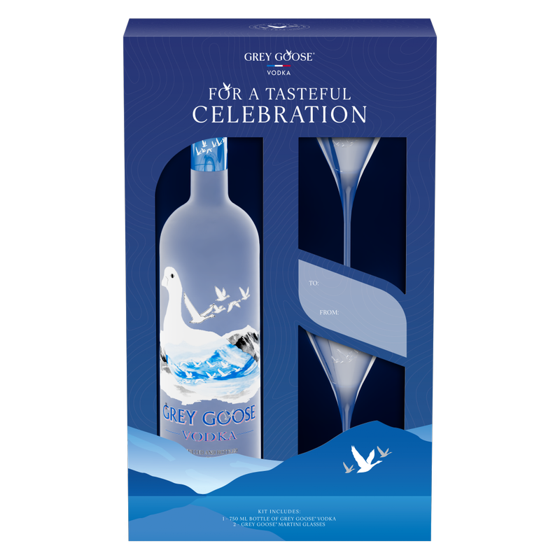 Grey Goose Vodka Gift Set 750ml (80 Proof) - Grey Goose – BevMo!