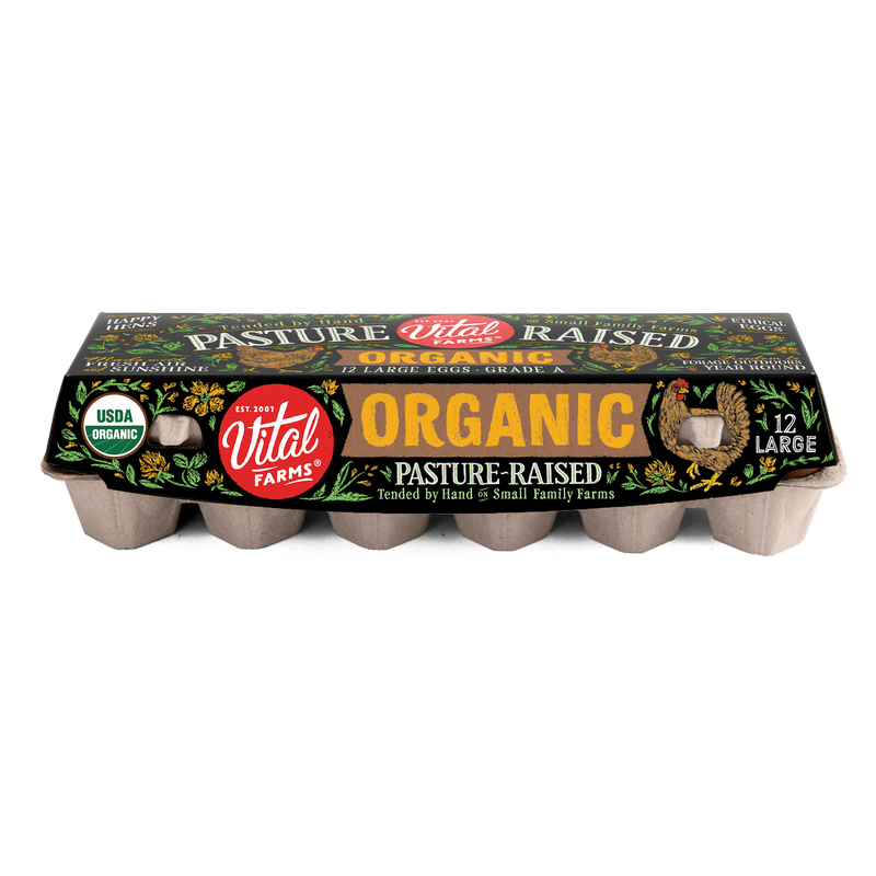 Vital Farms Organic Pasture-Raised Grade-A Large Eggs - 12ct - Vital ...
