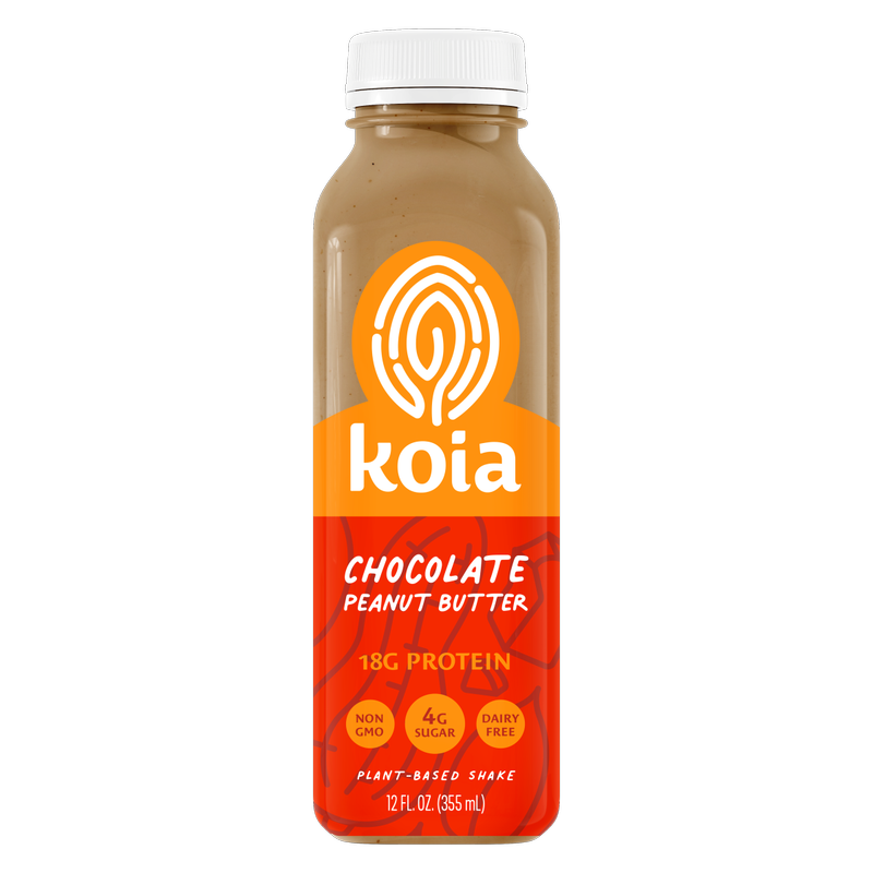 Koia Chocolate Peanut Butter Plant Based Protein Drink 12oz Btl – BevMo!