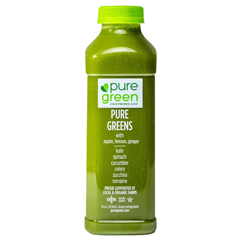 Pure Green Apple Lemon Ginger 16oz Btl - Pure Green – BevMo!