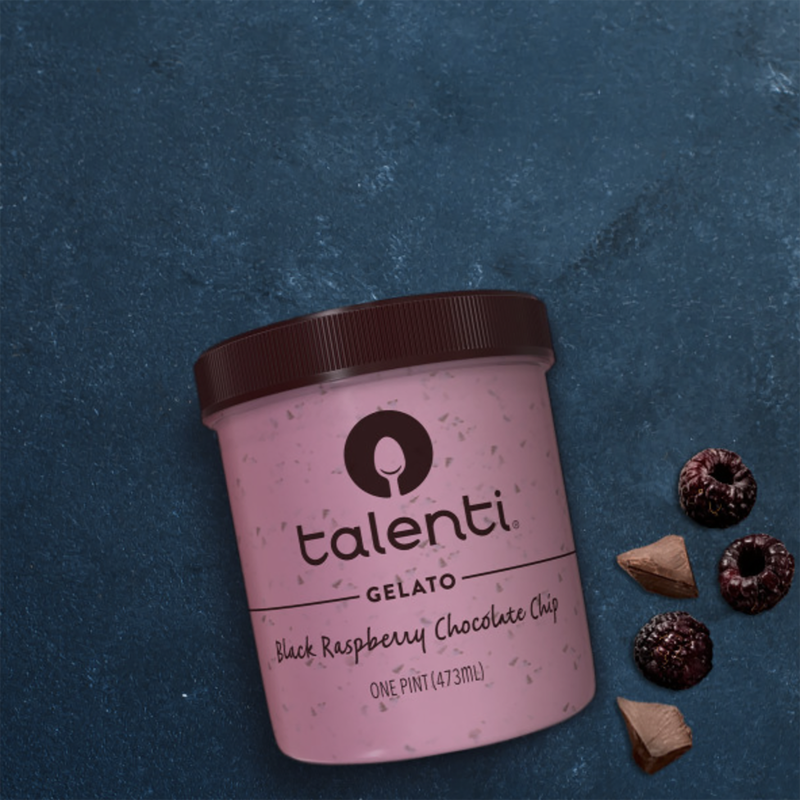Talenti Black Raspberry Chocolate Chip Gelato Pint - Talenti – BevMo!