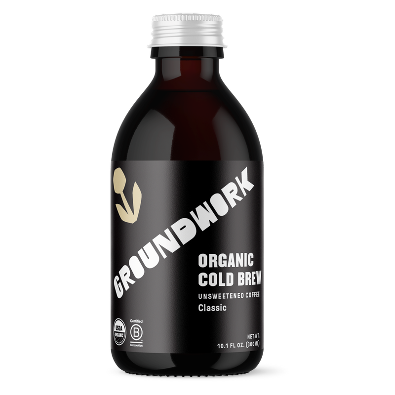Groundwork Organic Classic Cold Brew 10.1oz Btl - Groundwork Coffee ...