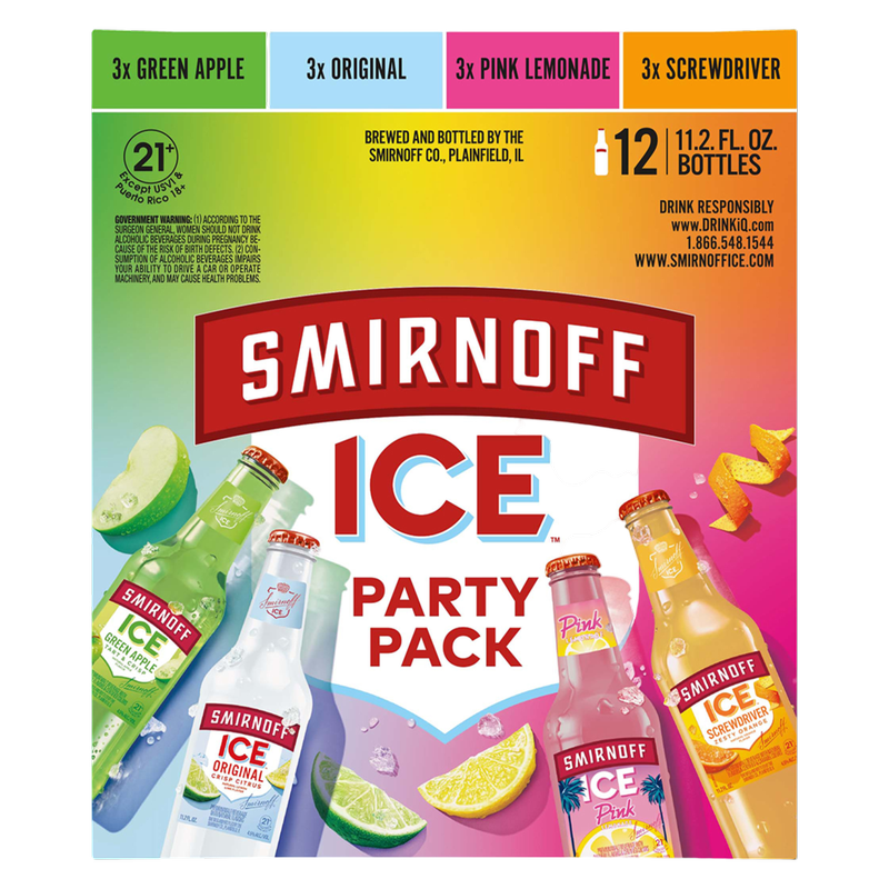 Smirnoff Cocktail Variety 12pk 11.2oz Btl - Smirnoff – BevMo!