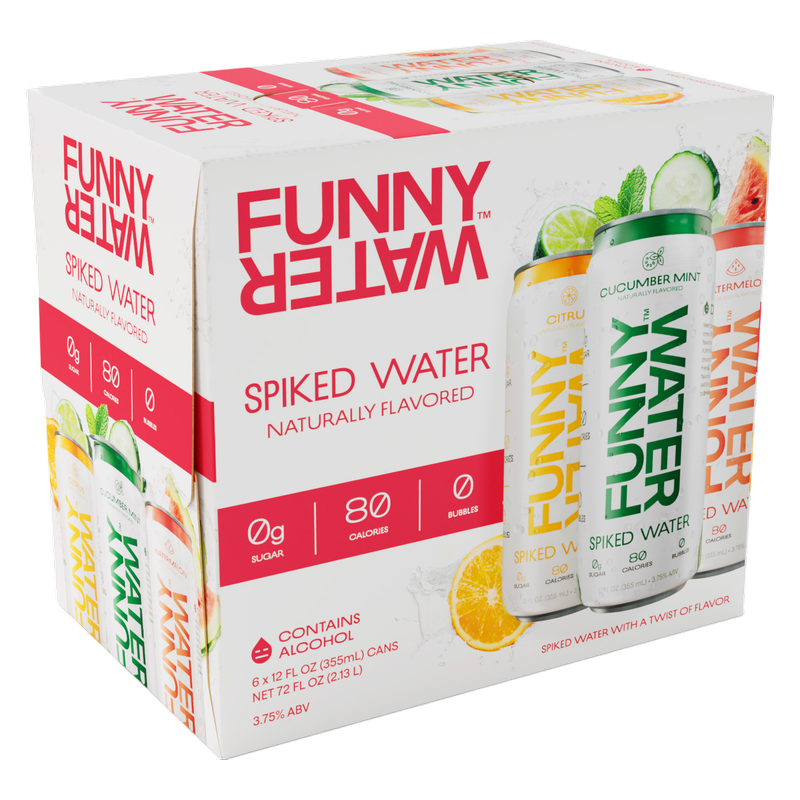 Funny Water Original Variety Pack 1 6pk 12oz - Funny Water – BevMo!