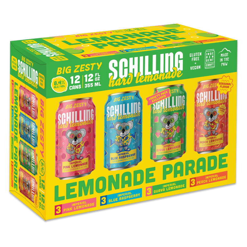 Schilling Imperial Lemonade Variety Pack 12pk 12oz Can - Schilling ...